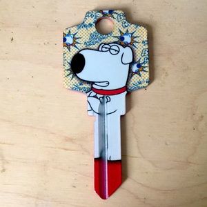 Disney | Accessories | Brian From Family Guy Uncut Sc House Key | Poshmark